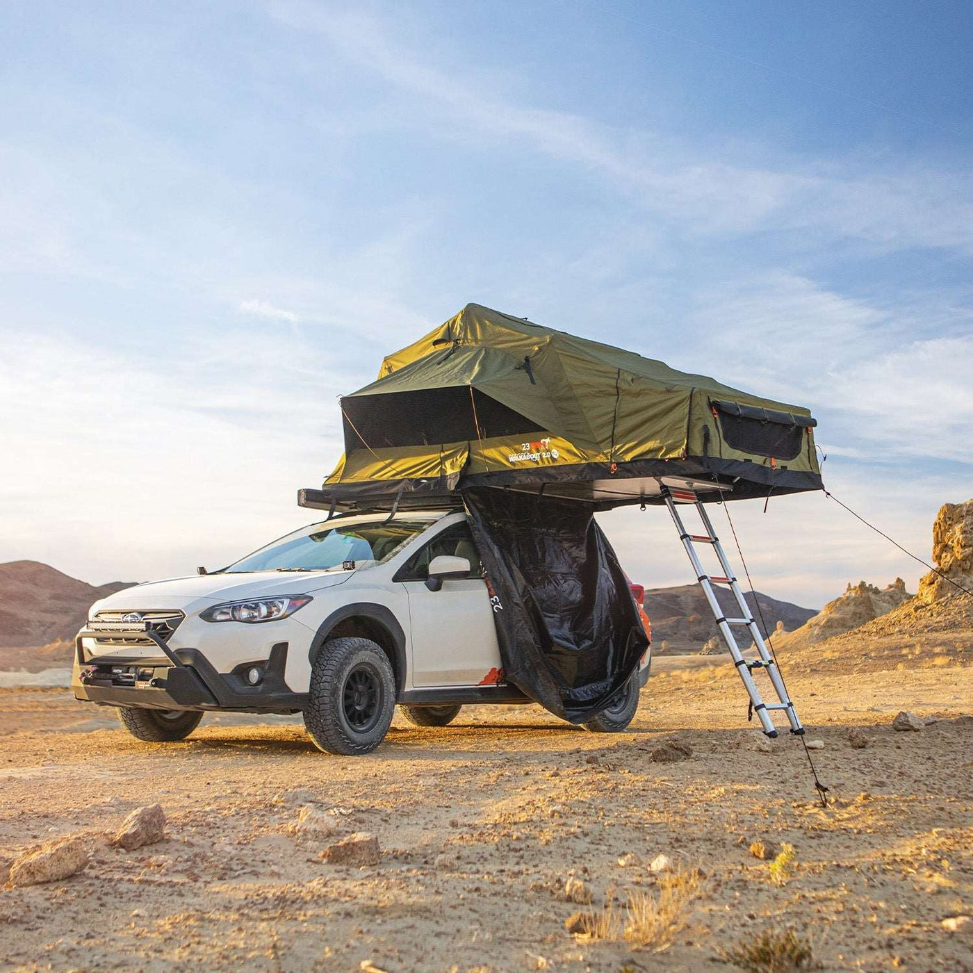 23ZERO Walkabout 62" 2.0 3-Person Roof Top Tent — VenturingEarth