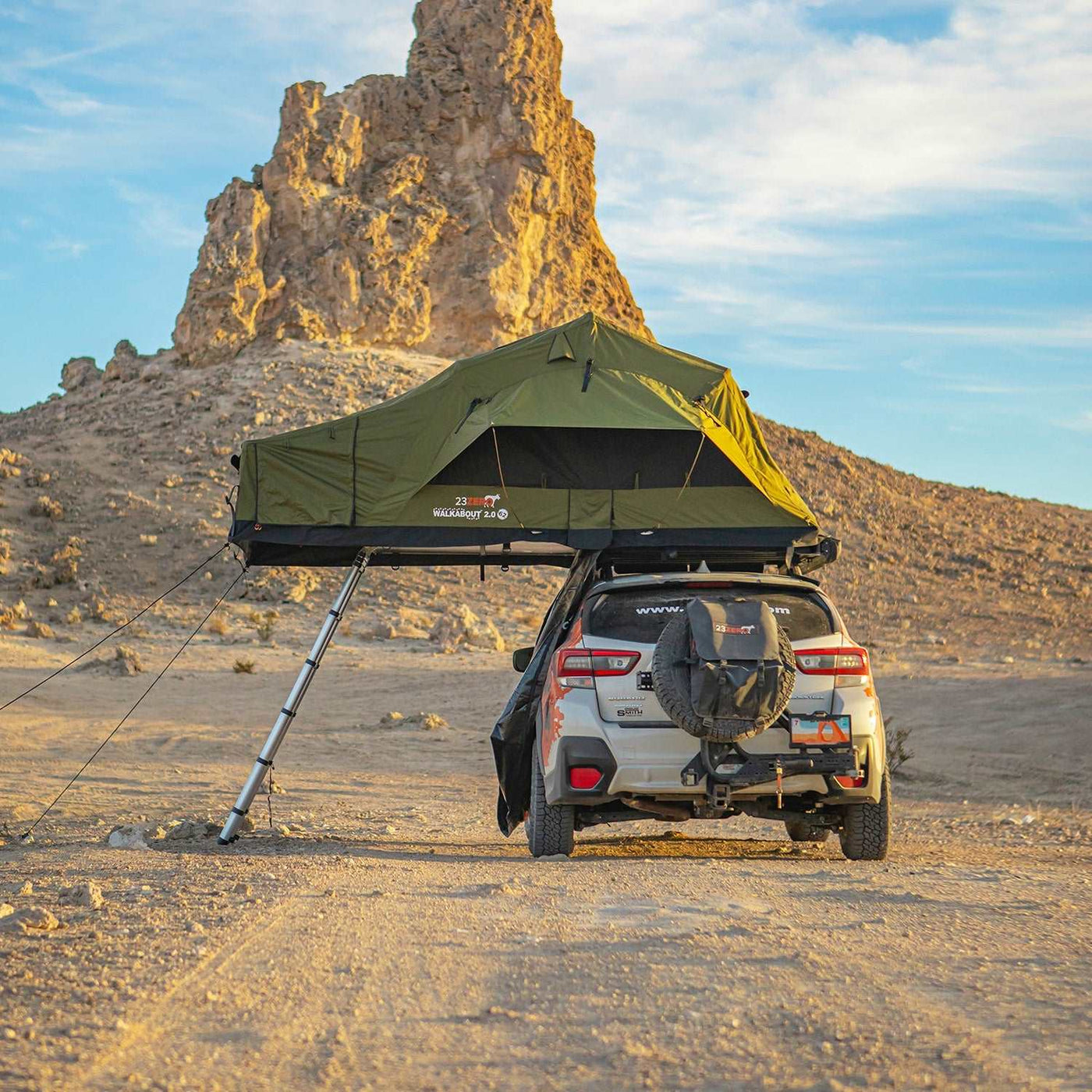 23ZERO Walkabout 62" 2.0 3-Person Roof Top Tent — VenturingEarth