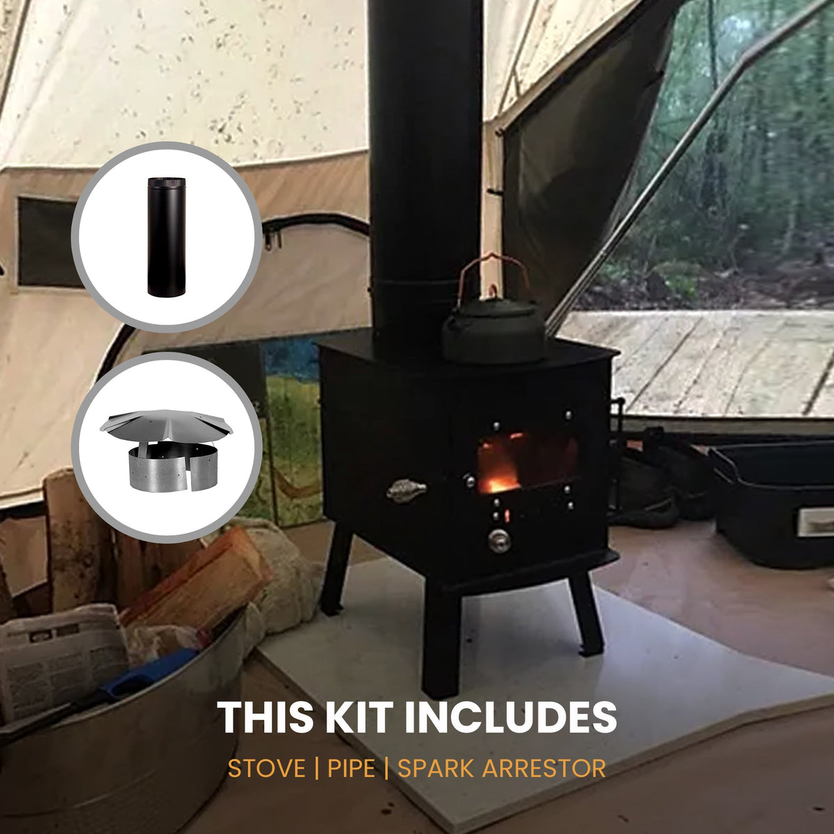 White Duck Outdoors Woodsman Stove Kit — VenturingEarth