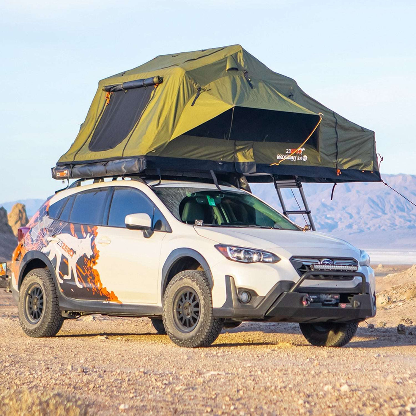 23ZERO Walkabout 62" 2.0 3-Person Roof Top Tent — VenturingEarth